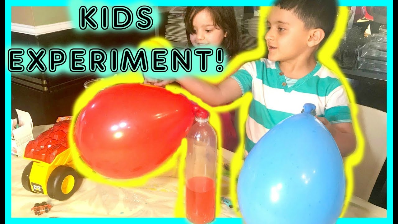 Vinegar & baking soda Balloons Blow Up Science Experiment for kids ...