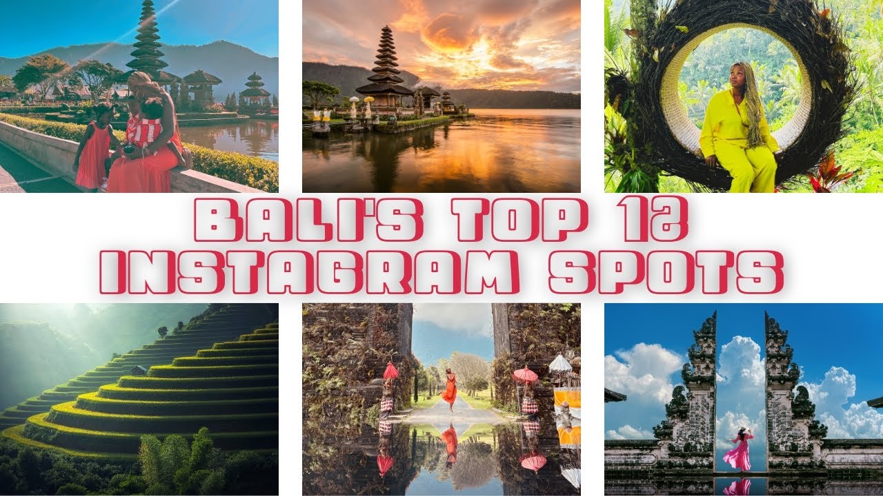 Bali's 12 Best Instagram Spots REVEALED! - YouTube