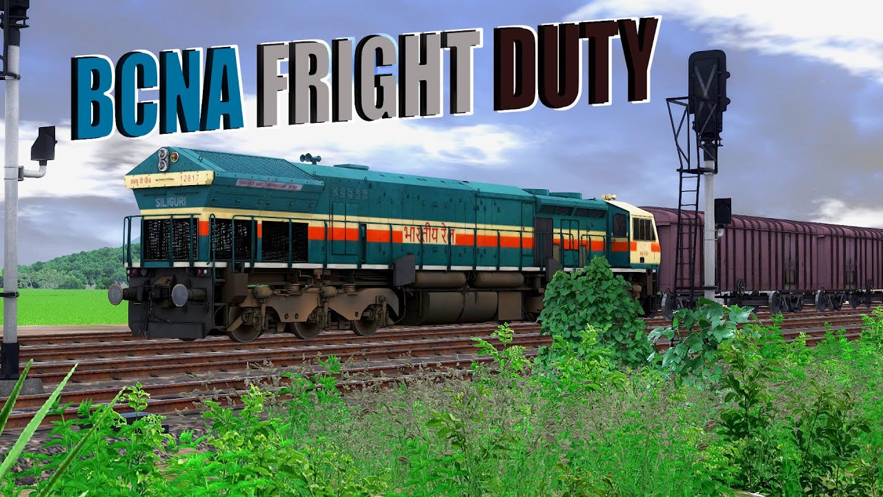 Tetelia To Guwahati : Full Journey : BCNA Freight Train : Indian Railways - YouTube