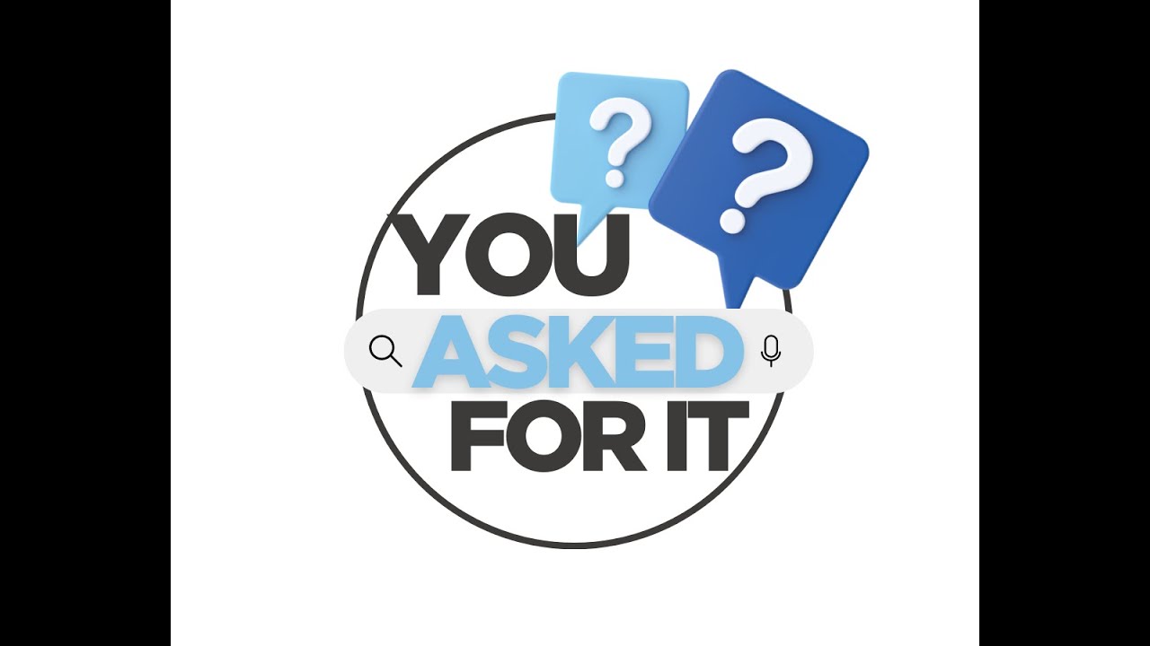 YOU ASKED FOR IT—PART 1, “THE ANSWER IS…” - YouTube