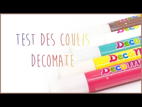 TEST: coulis decomate - YouTube