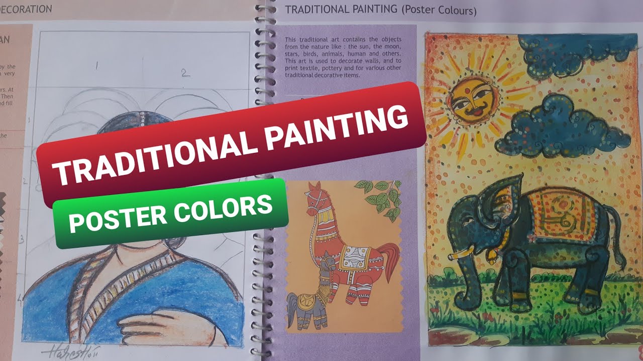 STD.6 TRADITIONAL PAINTING, artpoint HARESH NAYAK - YouTube