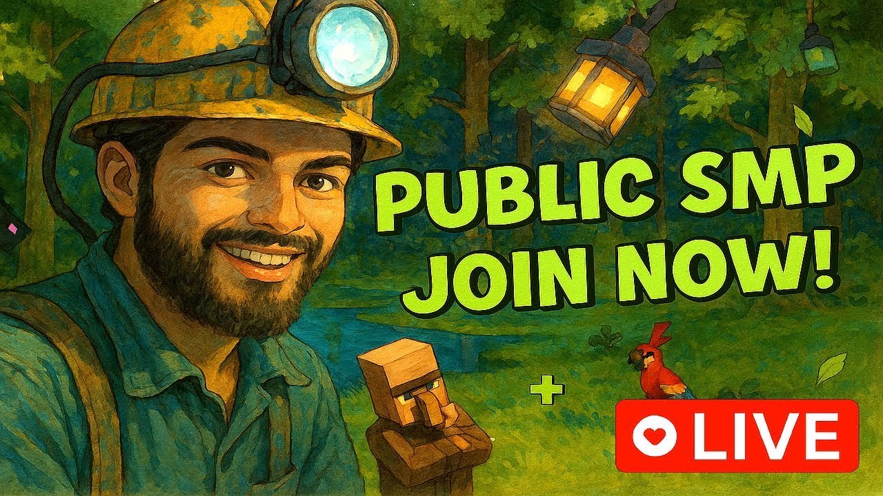 Join Our Public SMP in Minecraft Now Java & Bedrock SMP - YouTube