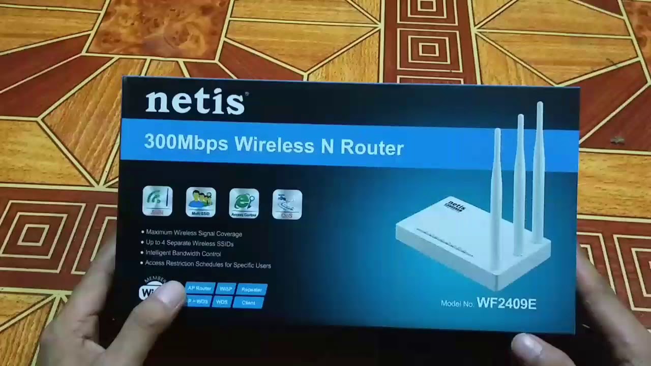Unboxing Netis WF2409E - YouTube