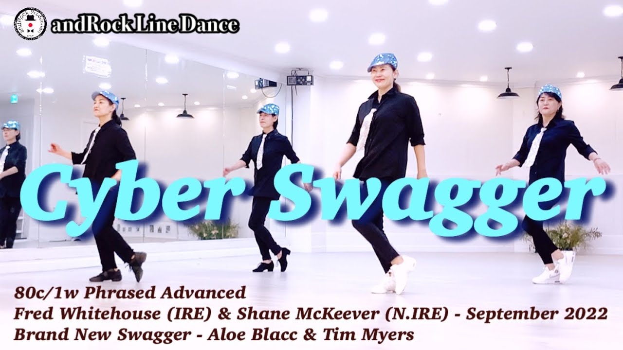 Cyber Swagger Line Dance(Phrased Advanced) - Demo - YouTube
