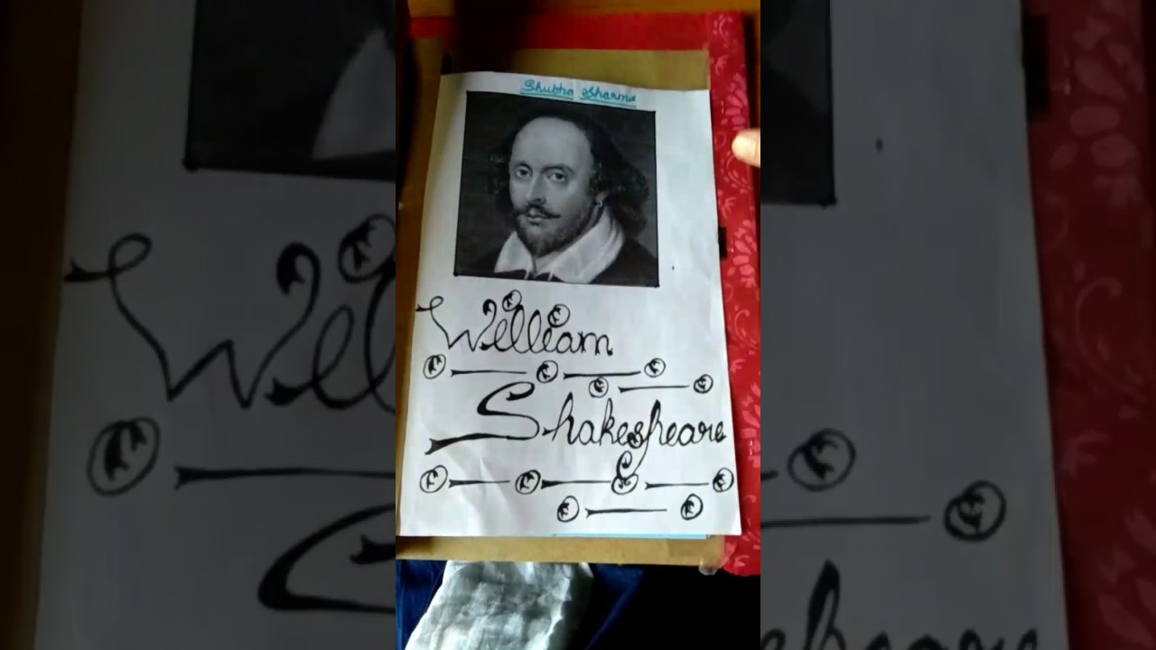 William Shakespeare project file - YouTube