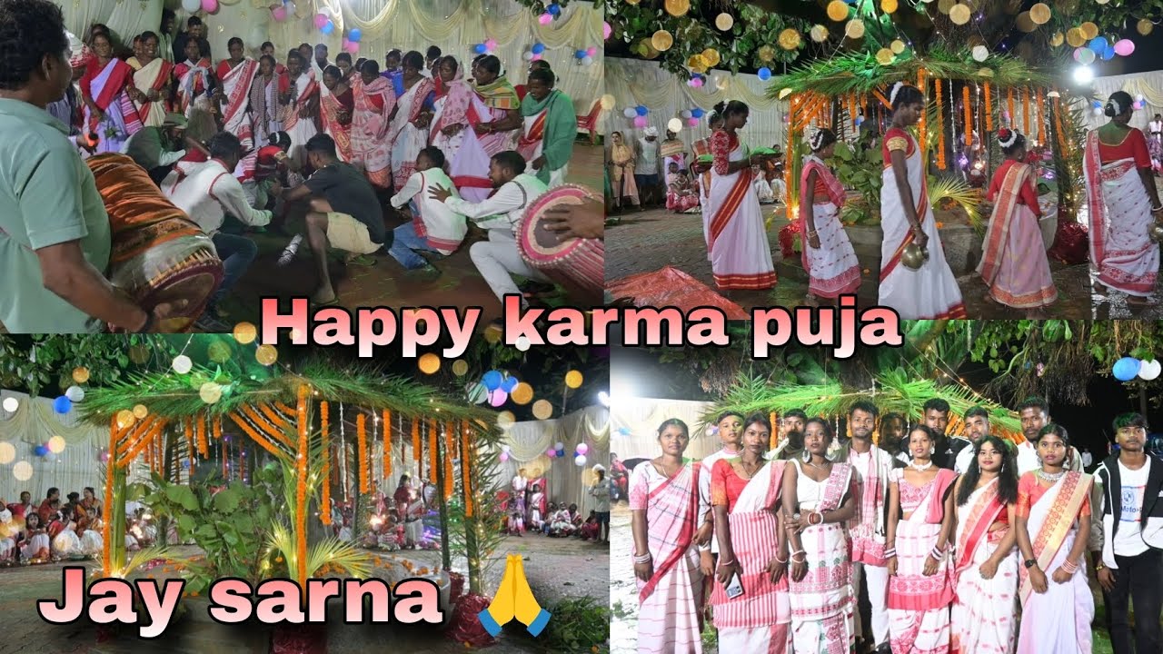 Happy karma puja 🙏| Jay sarna ma 🙏| karma puja me full masti 🔥 ...
