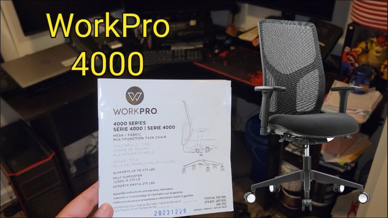 WorkPro 4000 Series Desk Chair Review - YouTube