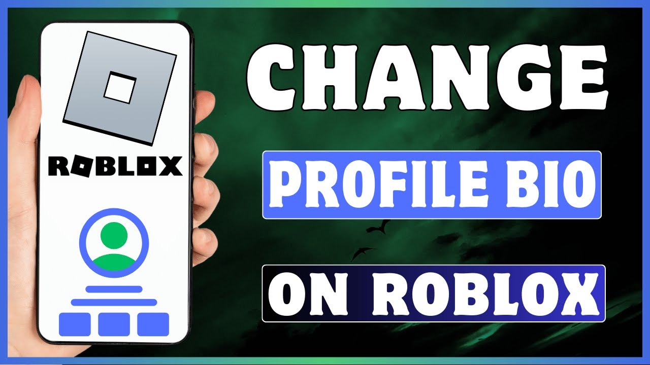 How To Change Your Bio On Roblox | Change Bio In Roblox Profile - YouTube