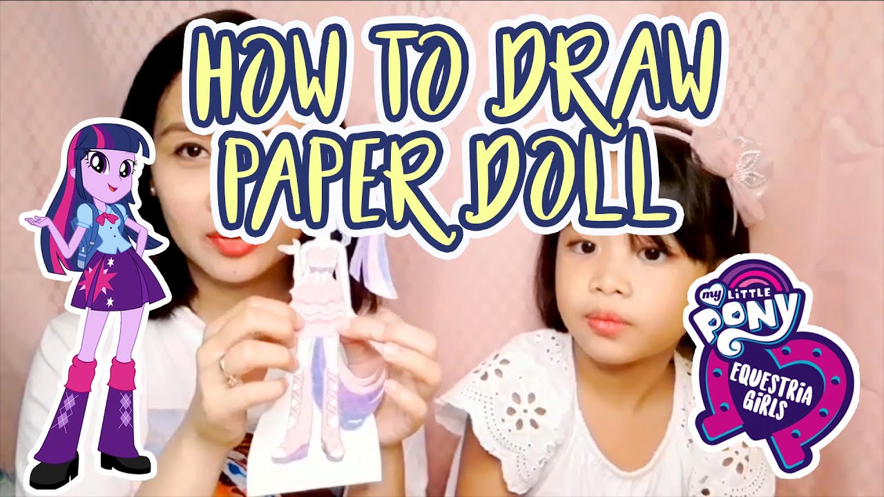 How to make paper doll | Twilight Sparkle | My Little Pony | DIY paper ...