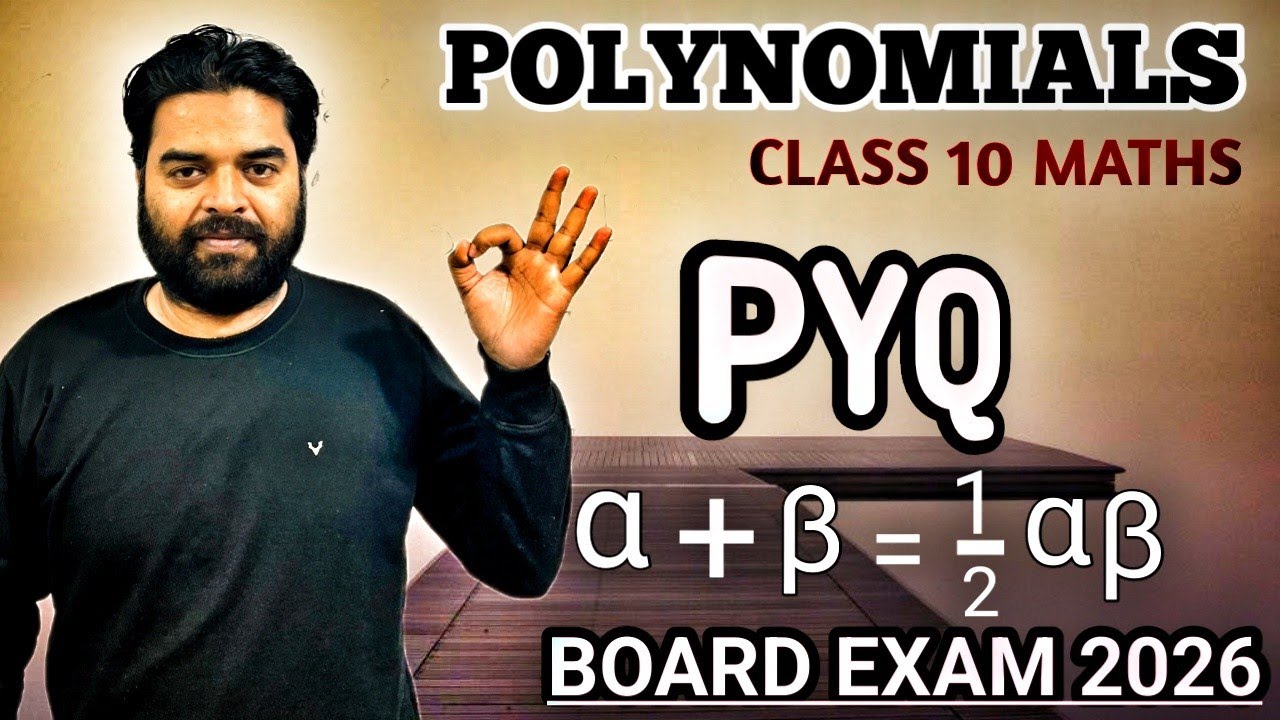 Polynomials 🔥 CBSE Class 10 PYQs | RD Sharma - YouTube