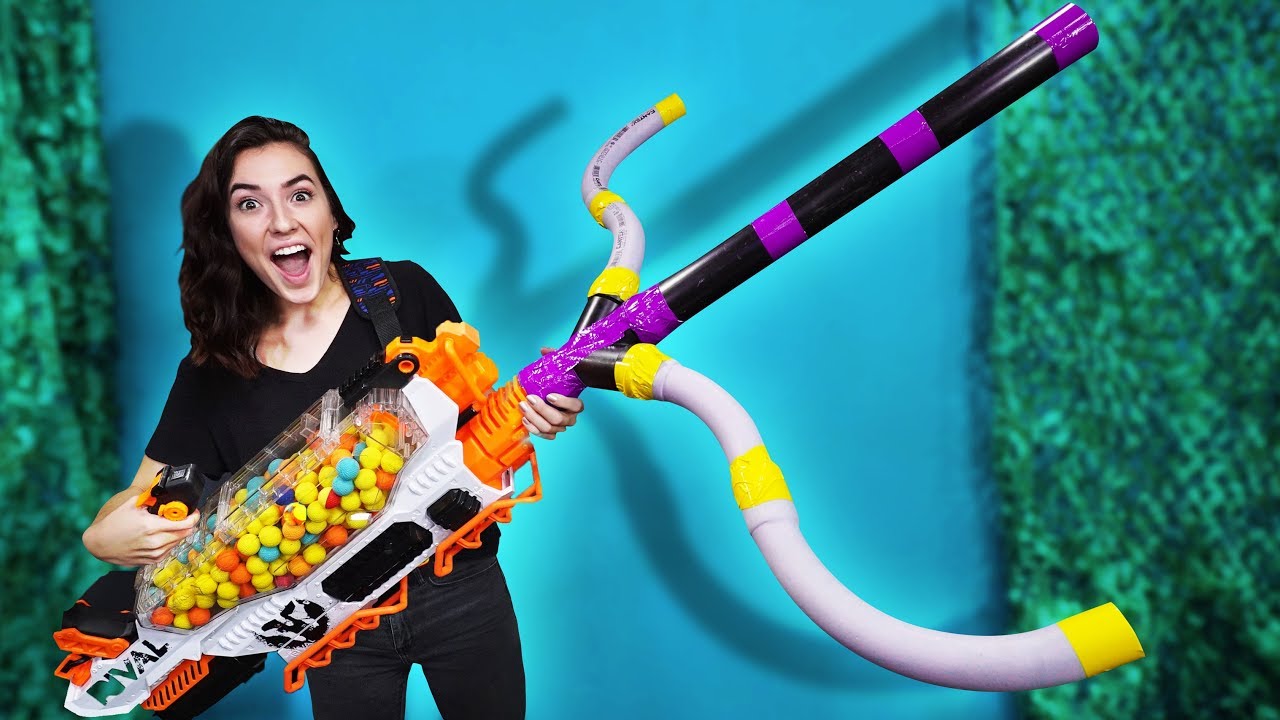 NERF DIY Build Your Weapon Challenge! - YouTube