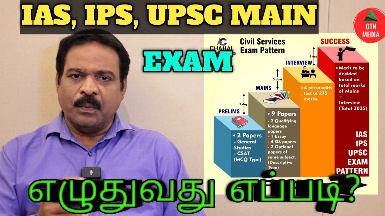 IAS, IPS, UPSC MAIN தேர்வு முறை| UPSC Examination Pattern| - YouTube