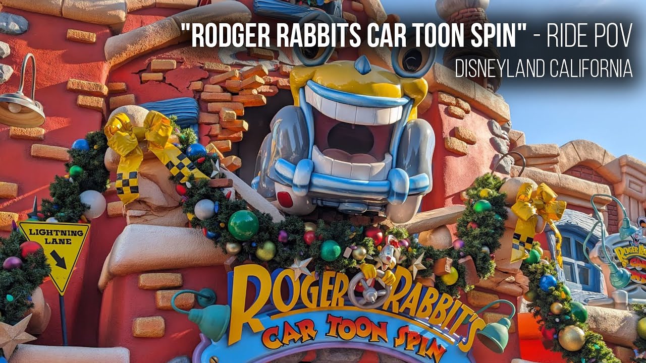 Rodger Rabbits Car Toon Spin - Disneyland Resort California - On Ride ...