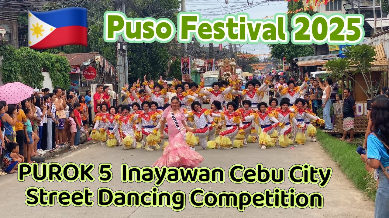 Puso Festival 2025 STREET DANCING COMPETITION PUROK 5 @ Inayawan Pardo Cebu | Dance Video - YouTube