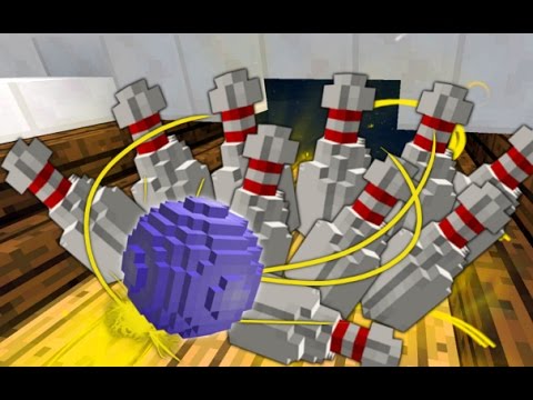 BOWLING IN VANILLA MINECRAFT | I Challenge You! | No Mods | 1.8.3 - YouTube