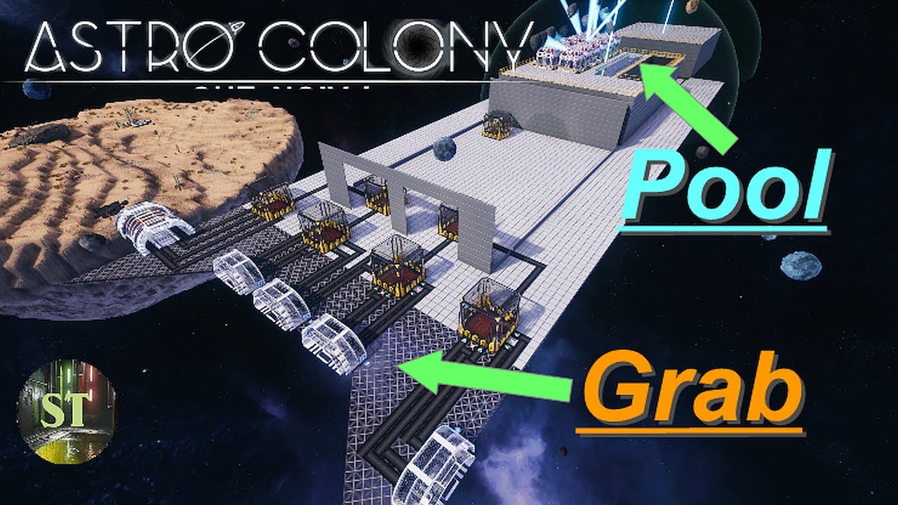 A Big Grabber And Swimming Pool in Astro Colony - YouTube