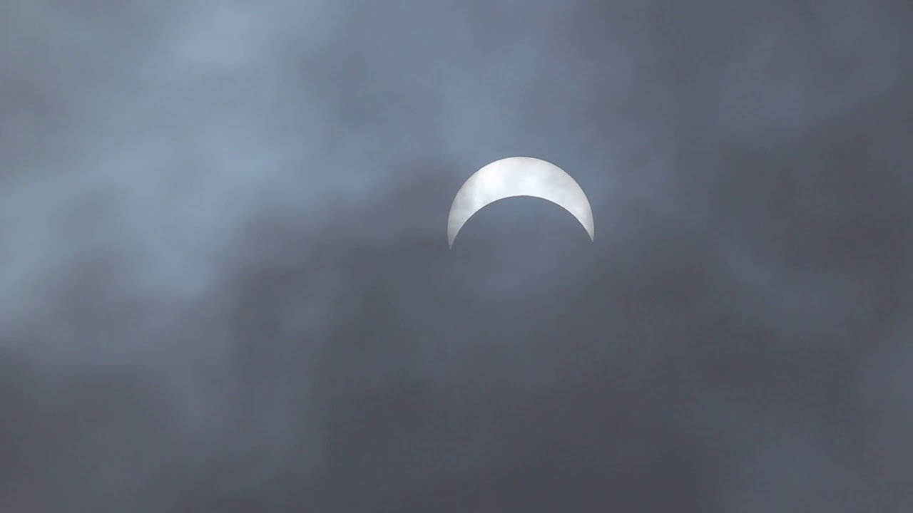 Partial Solar Eclipse over Morden Manitoba Canada 2017 - YouTube