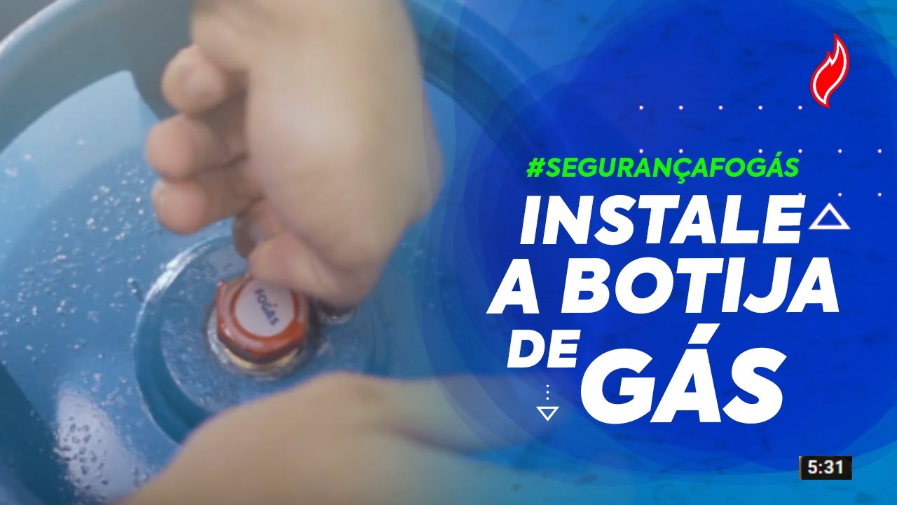 A maneira certa de instalar botija de gás! - YouTube