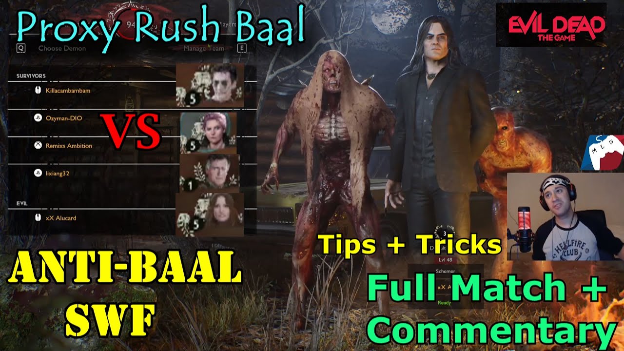 [High Level Match] Proxy Rush BAAL VS Anti-Baal SWF | Evil Dead: The Game - YouTube