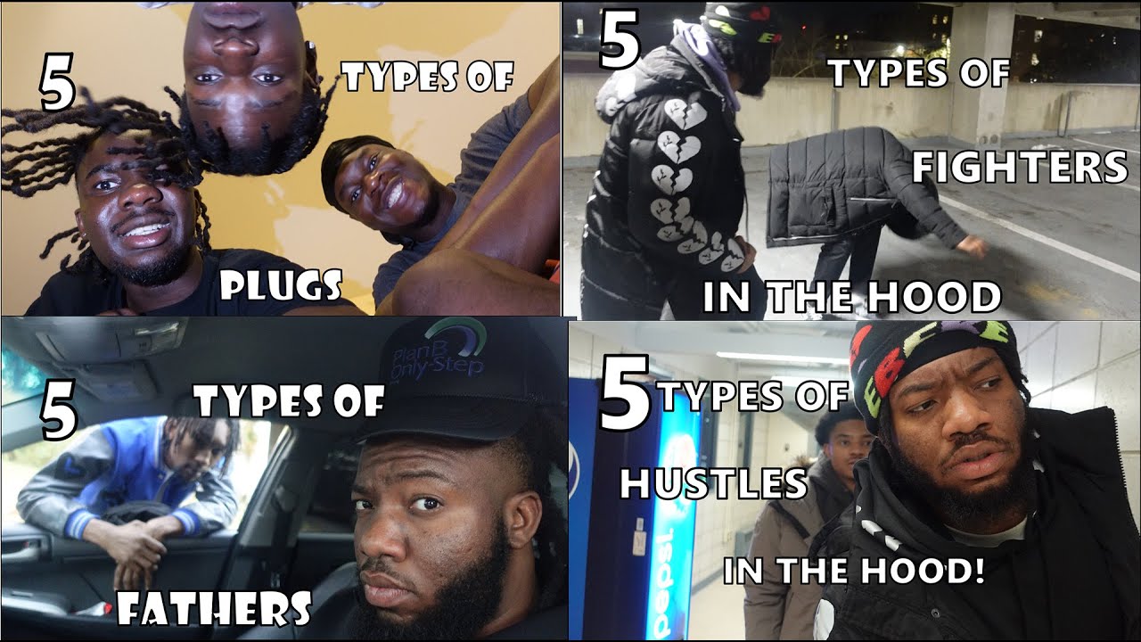 5 TYPES OF PEOPLE IN THE HOOD COMPLIATION - YouTube