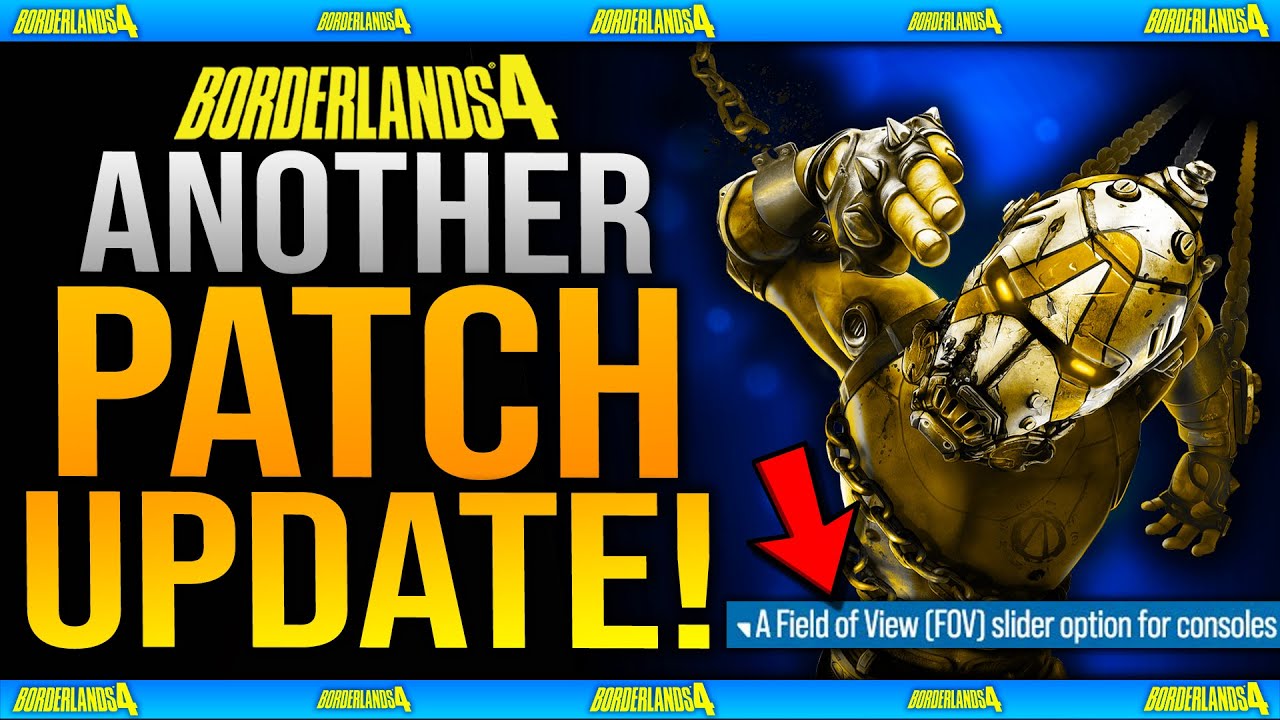 Borderlands 4 just dropped ANOTHER MAJOR UPDATE! - Console FOV info, PC ...