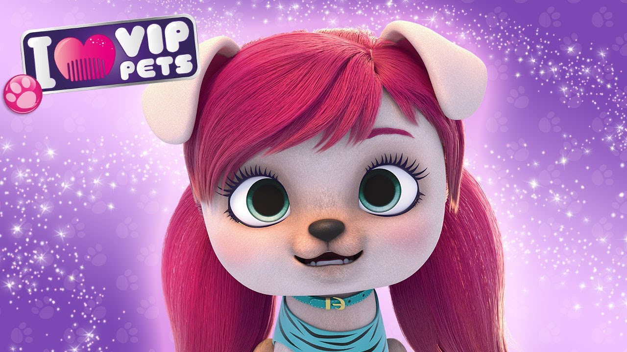 🎶 GWEN 🎶 VIP PETS 🌈 NEW HAIR, LET'S DARE! CARTOONS and VIDEOS for KIDS ...