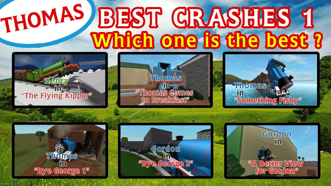The Best Crashes 1 | Thomas and Friends Roblox Accidents Remake - YouTube