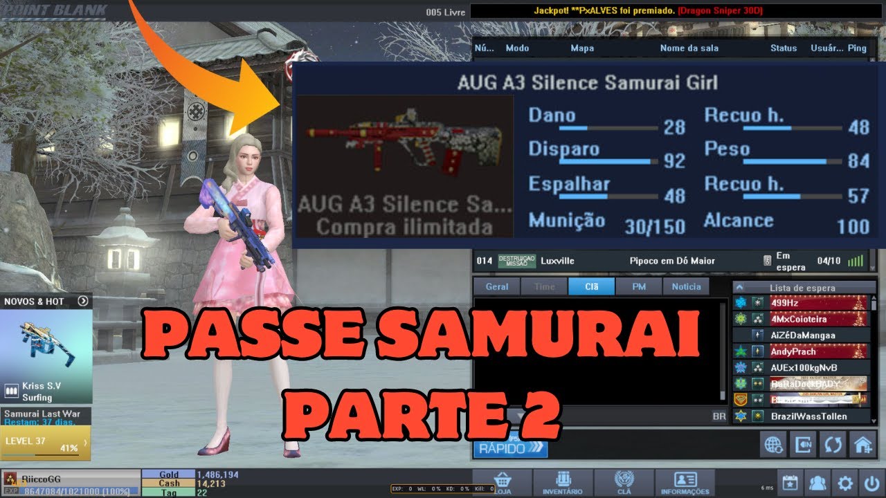 AUG PERMANENTE NO PB! - Atualizações #4 Point Blank - YouTube