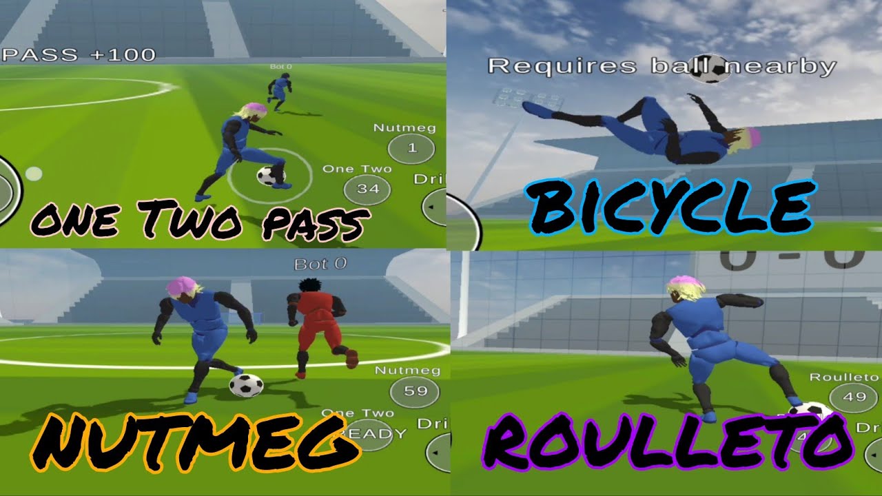 NEW 4 Skills SHOWCASE (Unmatched EGO Soccer Action) - YouTube