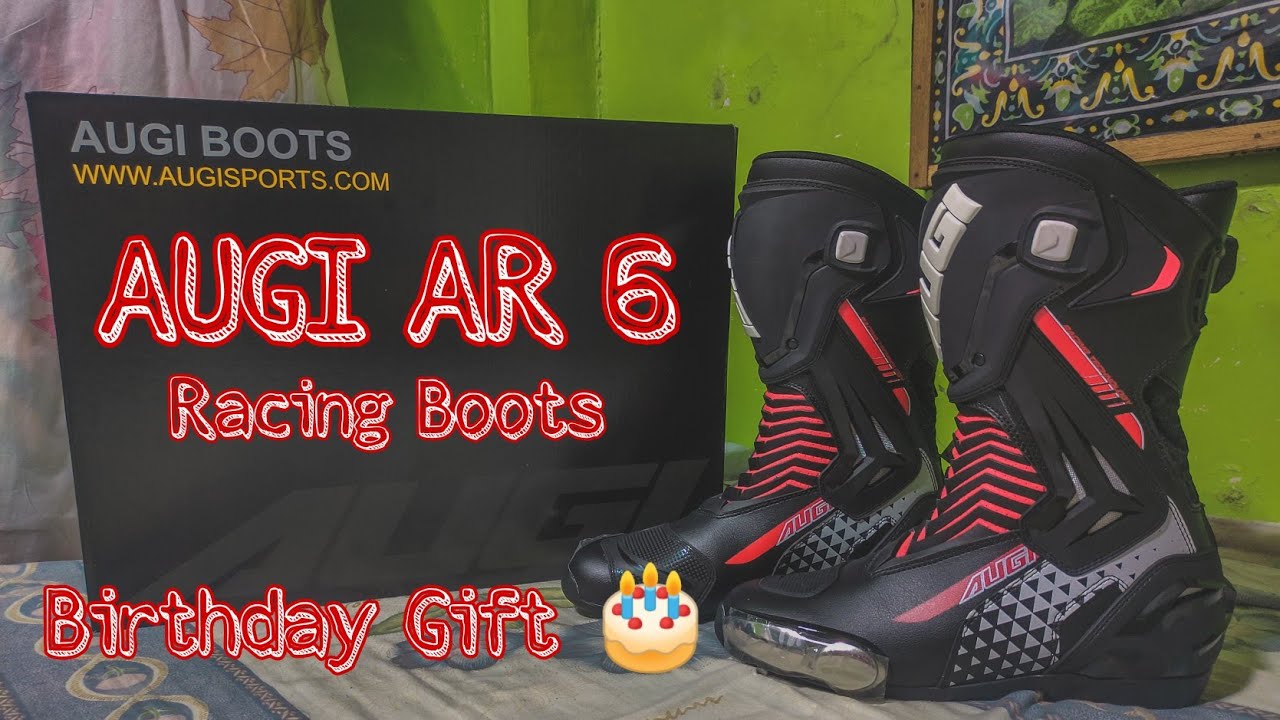 AUGI BOOTS AR 6 | TRIUMPH JT MNL | BIRTHDAY GIFT - YouTube