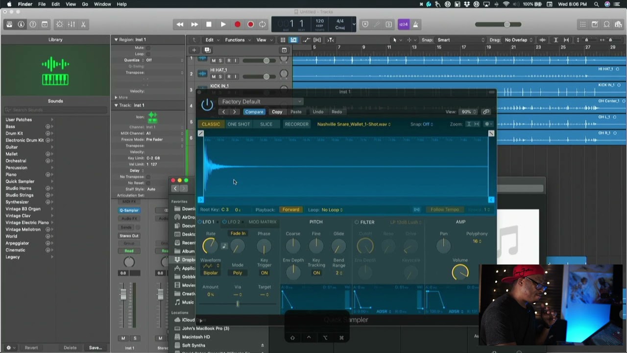 How To Use Our One Shot Samples in Logic Pro X Without Trigger! |Yosh's ...