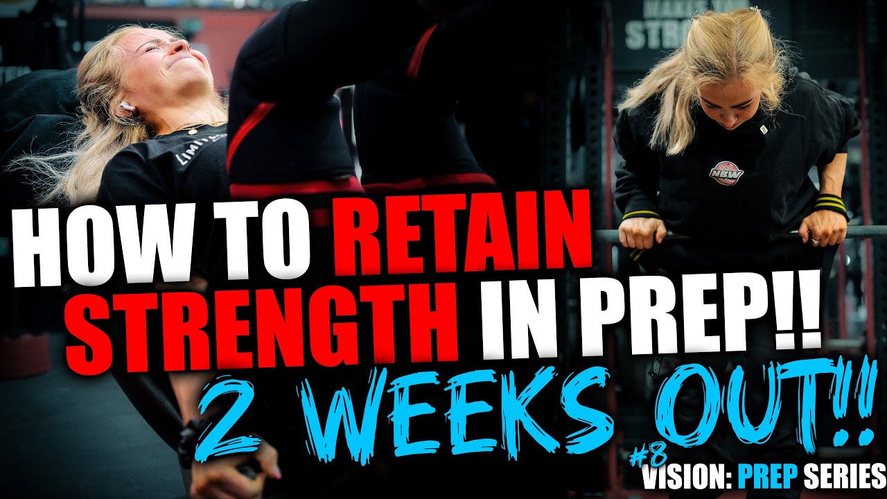 Staying STRONG in Prep | Leg Day at 2 Weeks Out | Natural Female ...