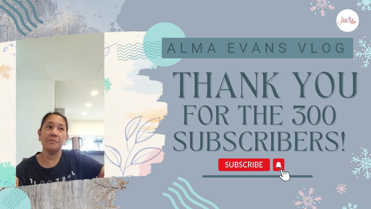 Thank you for the 300 subscribers - YouTube