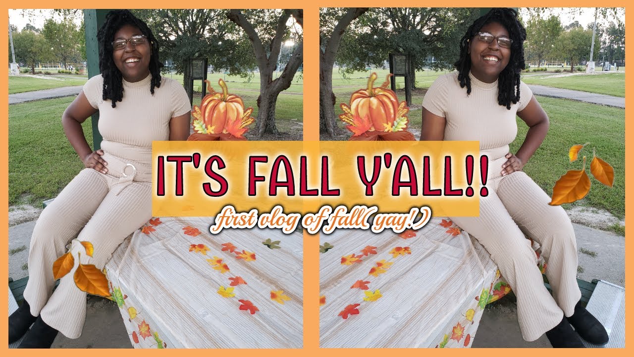 IT'S FALL Y'ALL! l first official vlog of autumn - YouTube