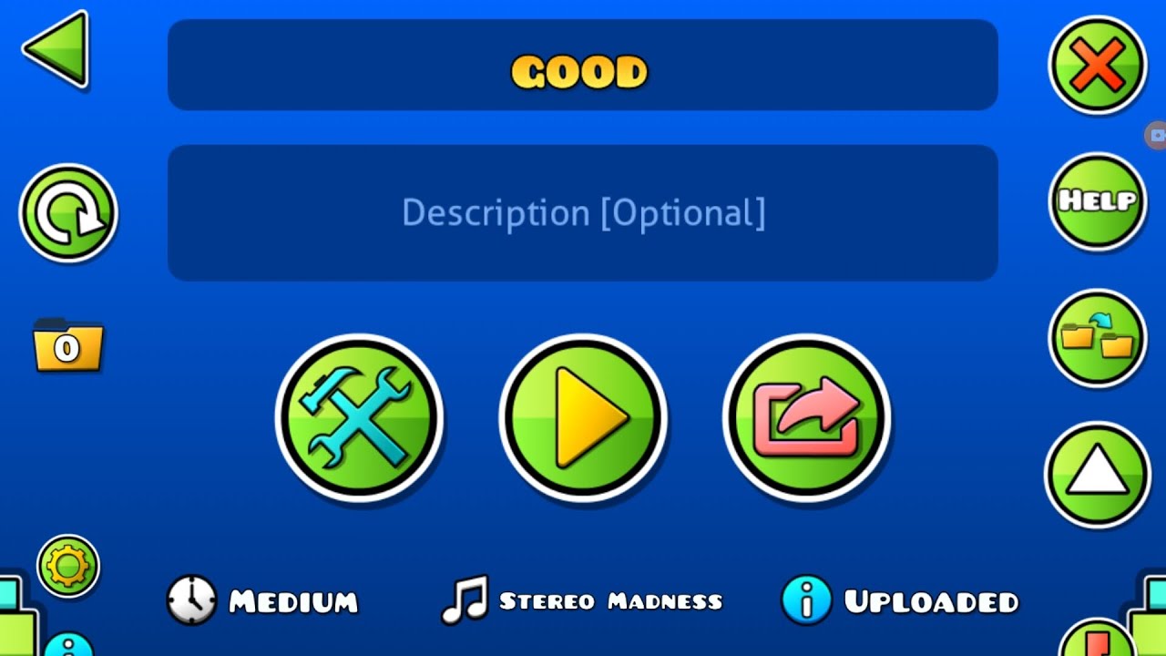 my gd level and it's Plat former version Geometry Dash - YouTube