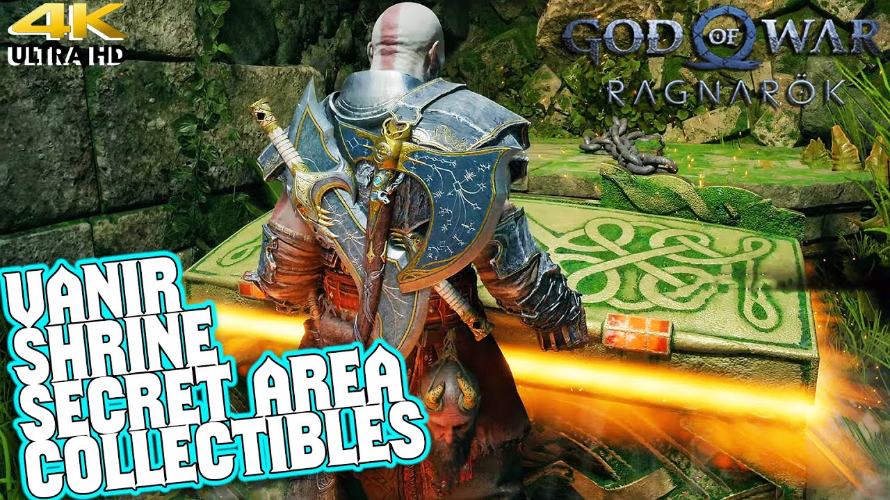 God of War Ragnarok - Vanir Shrine All Collectibles (Secret Area in ...