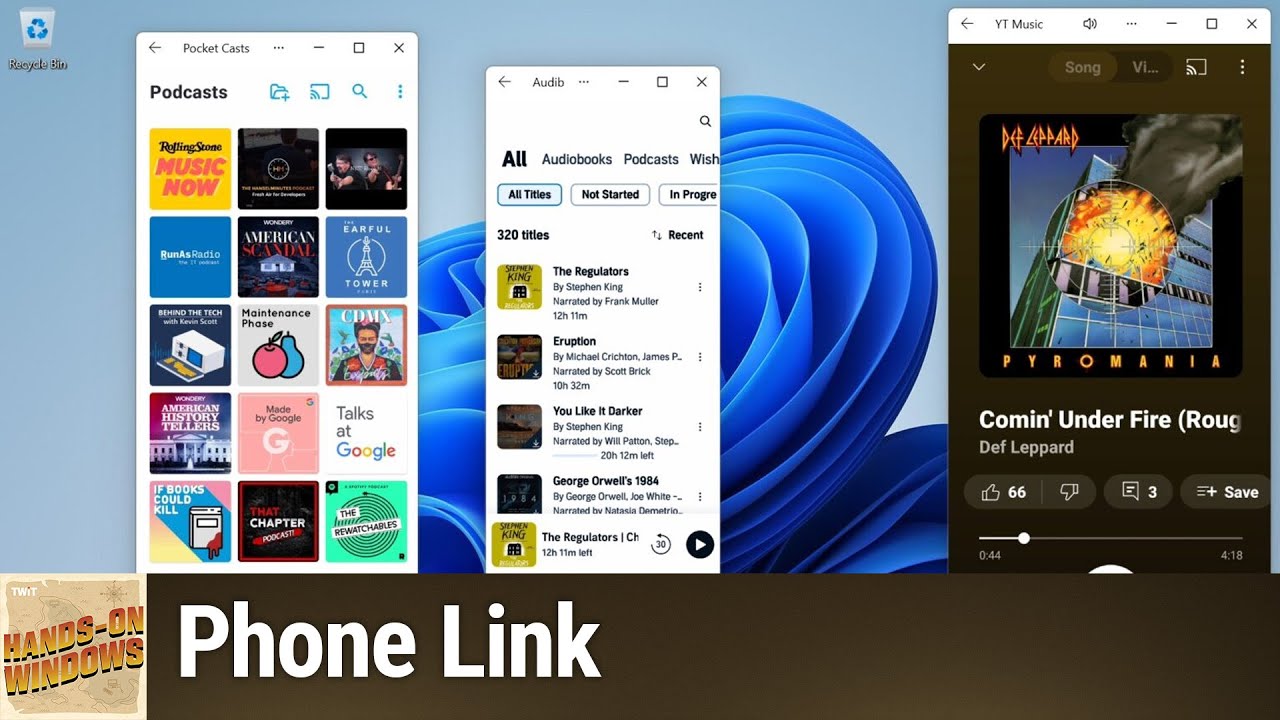 Phone Link - Control your phone with your PC - YouTube