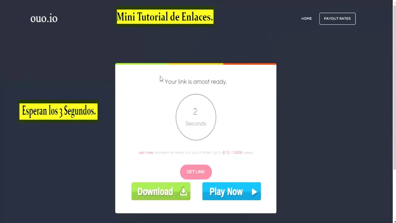 Como descargar de ouo.io - YouTube