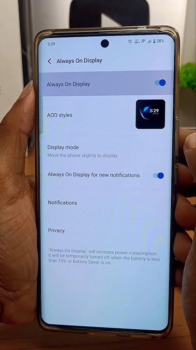 How to set always on Display in vivo v40 pro 5g || always on display kaise set kare - YouTube