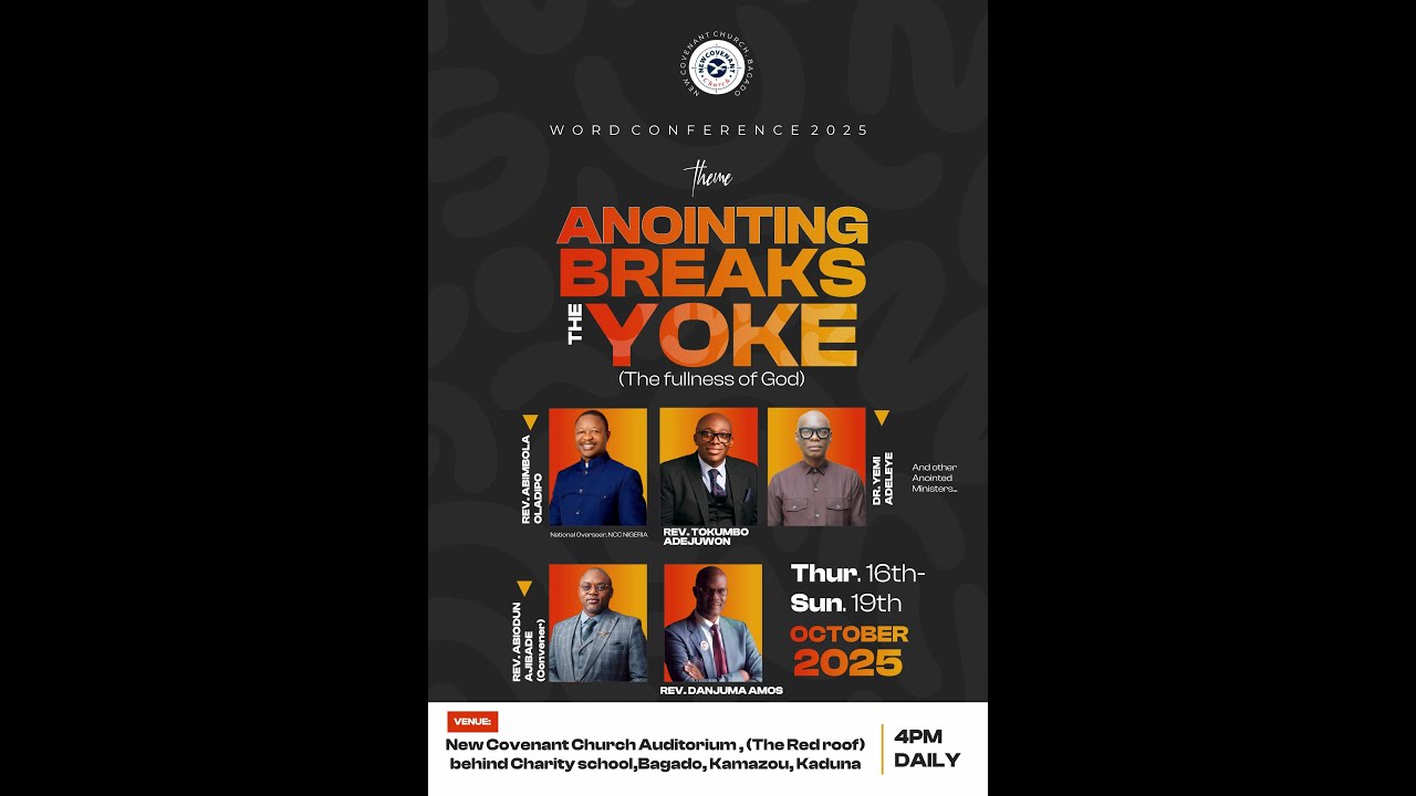 I commend you to God and to the word of his grace - PART B - REV. BUKOLA AJIBADE - YouTube