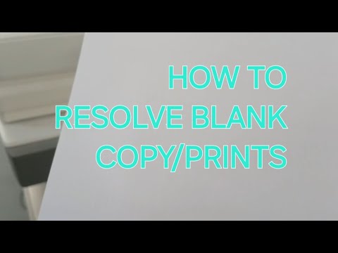 How to resolve Sharp printer printing Blank copy/pages on Sharp MX-3550 ...