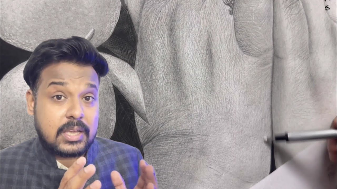 Hand Skin Texture Drawing Step By Step - YouTube