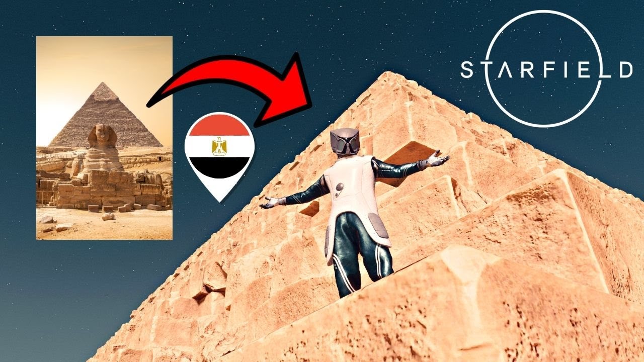 Egypt Pyramids Of Giza In Starfield - YouTube