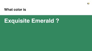 Exquisite Emerald color #338860 hex color - Green color - Warm color 338860