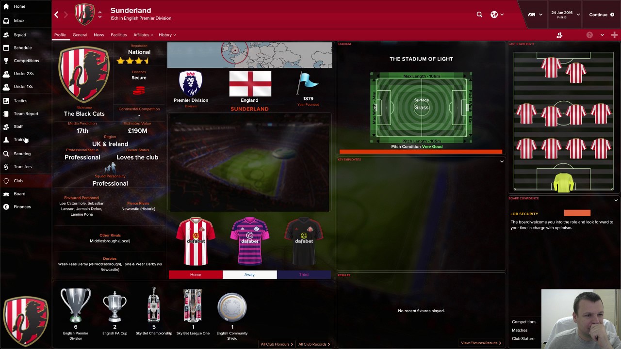 Sunderland Let’s Play - Episode 1 | Football Manager 2017 Gameplay ...