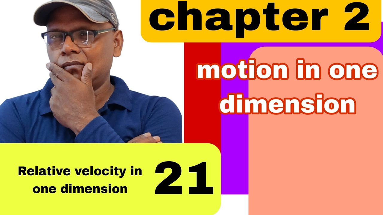 #physics # Relative velocity in one dimension - YouTube