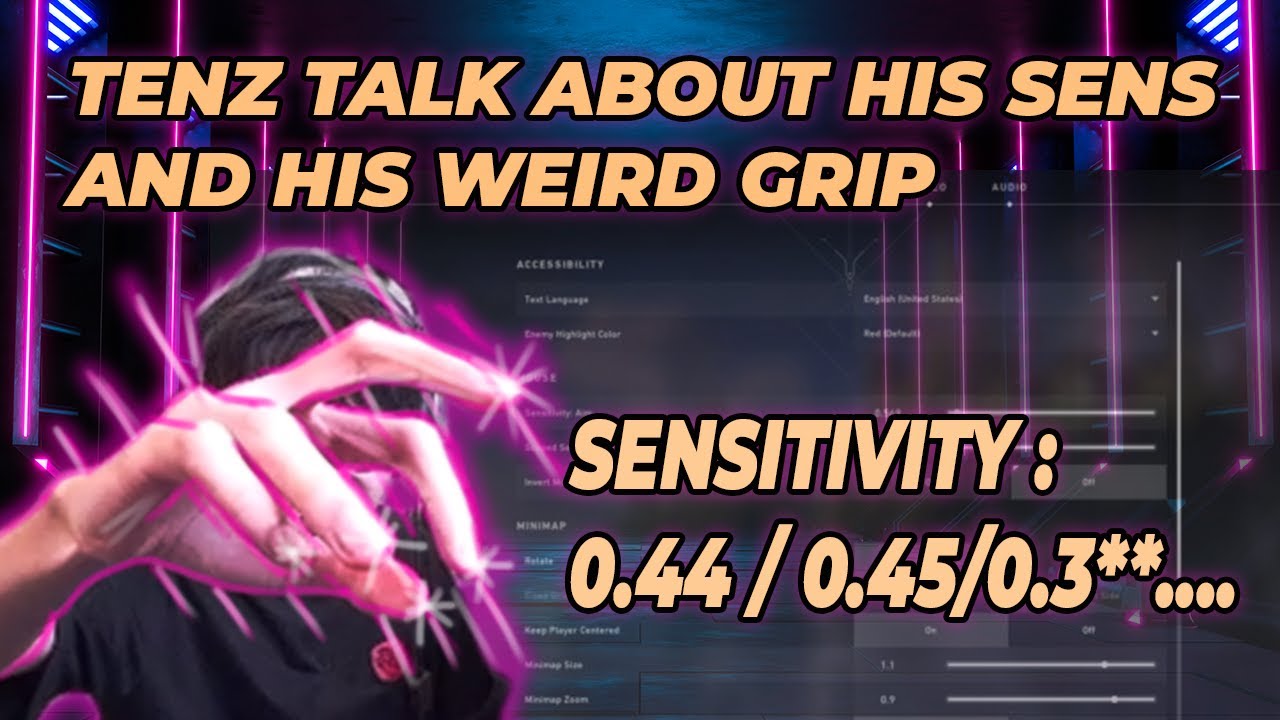TENZ EXPLAIN his SENS and MOUSE GRIP PRO TIPS - YouTube