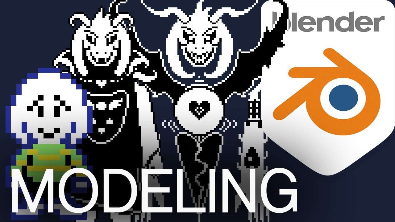 Modeling Asriel in Blender - YouTube