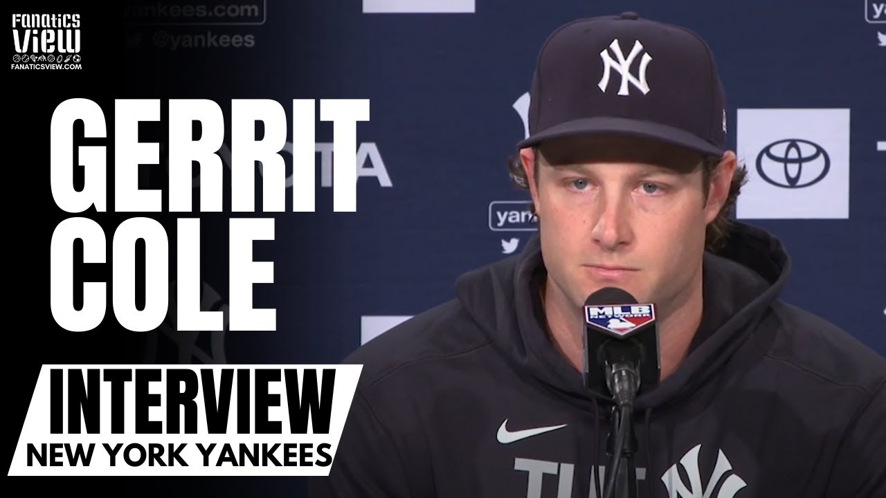 Gerrit Cole talks Yankees/Red Sox Rivalry, AL Wild Card Game Matchup ...